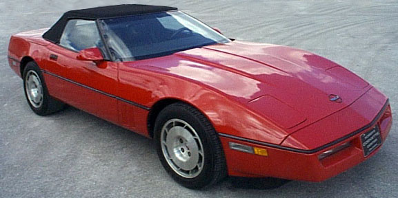 "1986 Corvette Convertible Spotlight"
